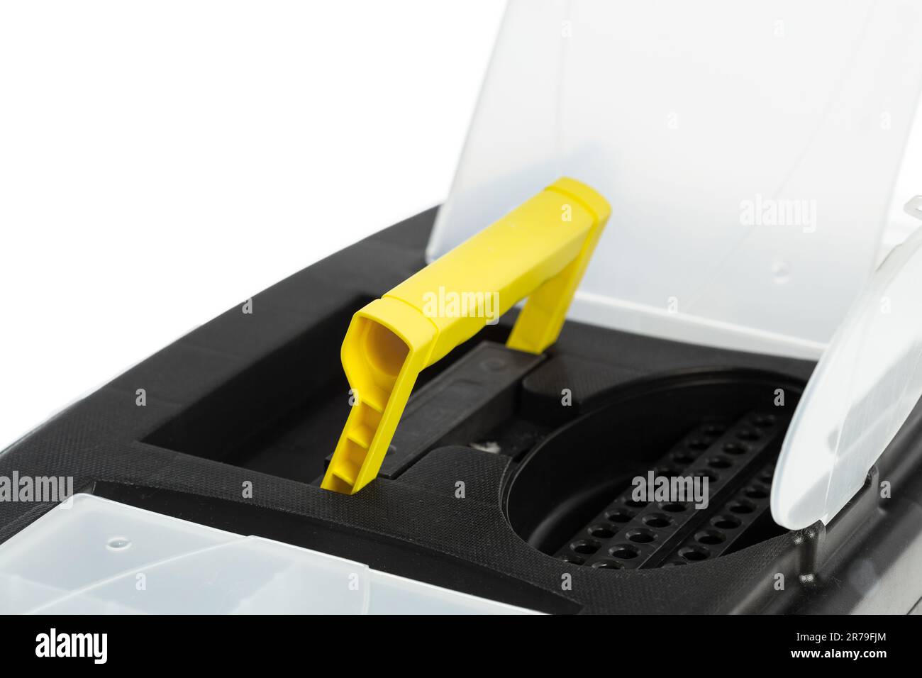 Toolkit box isolated on the white background Stock Photo - Alamy
