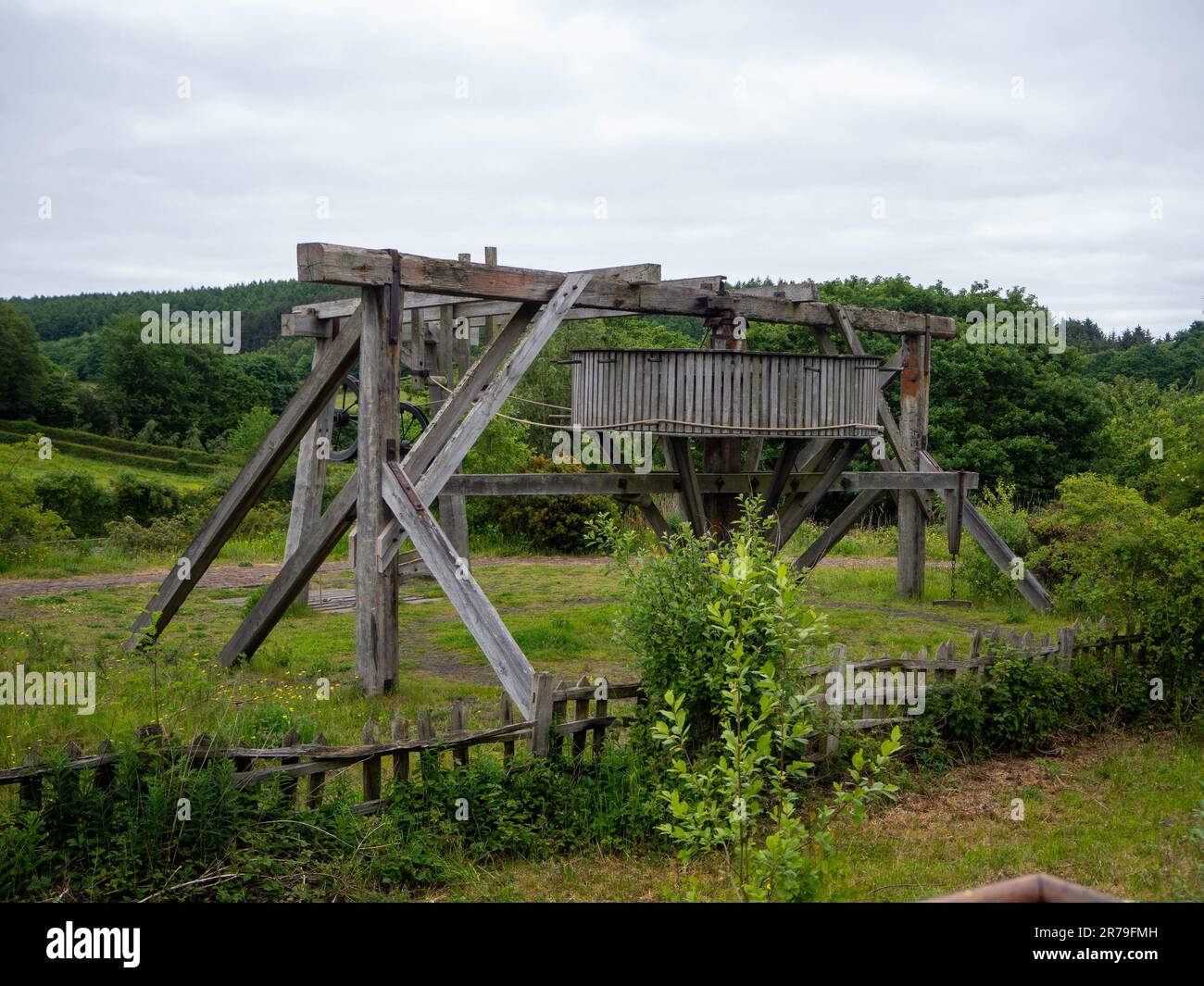 Colliery winding engine at Beamish Museum, County Durham, UK Stock ...