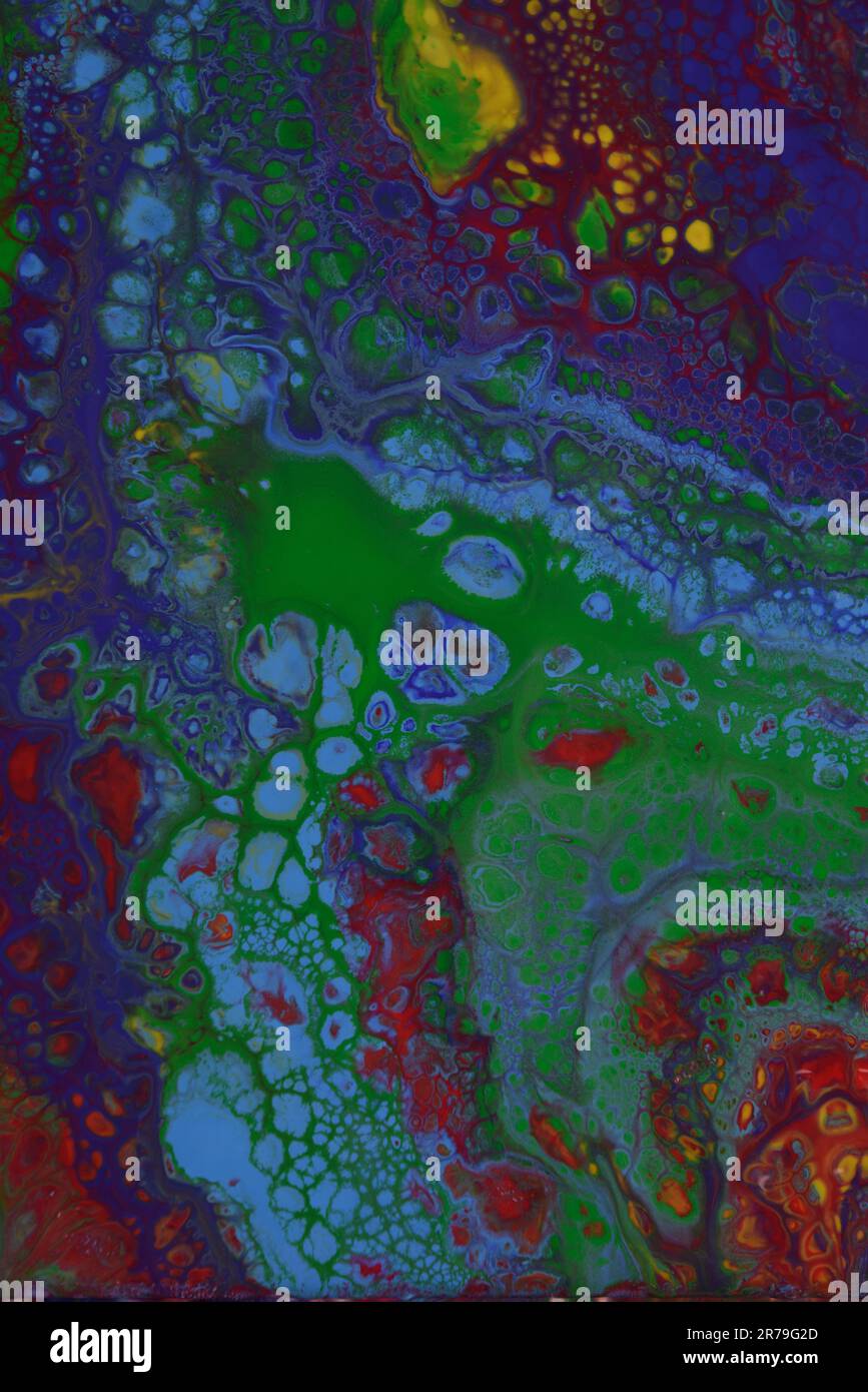 Fluid art, abstract, acrylic paint, hobby, texture, design, colour ...