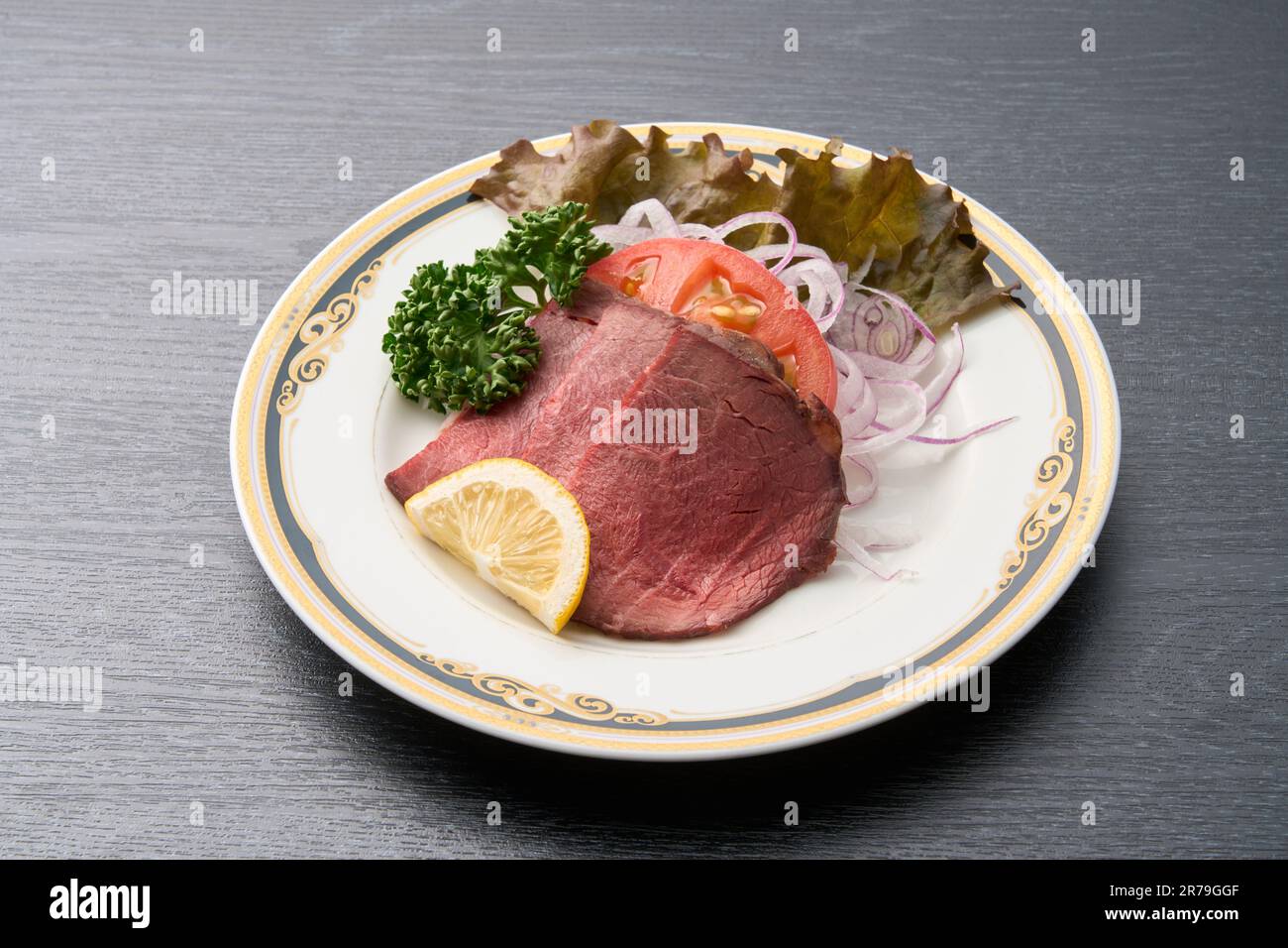 Western meat dishes, roast beef Stock Photo - Alamy