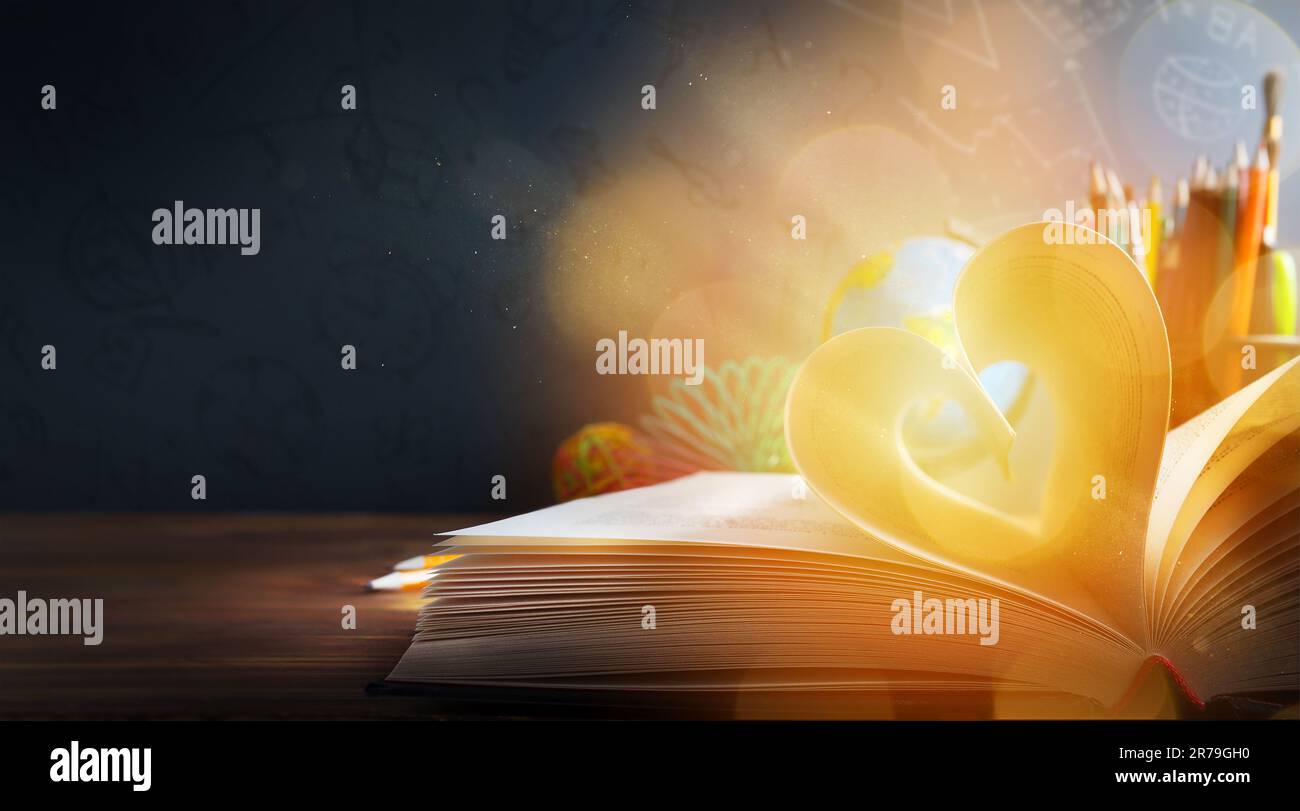 Art back to School background; discovery education banner design; Copy ...
