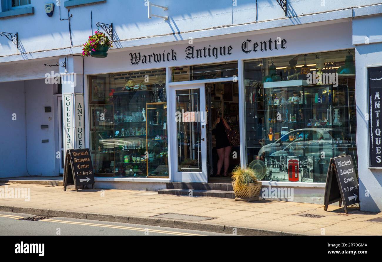 Warwick Antique Centre,Warwick ,England,UK Stock Photo - Alamy