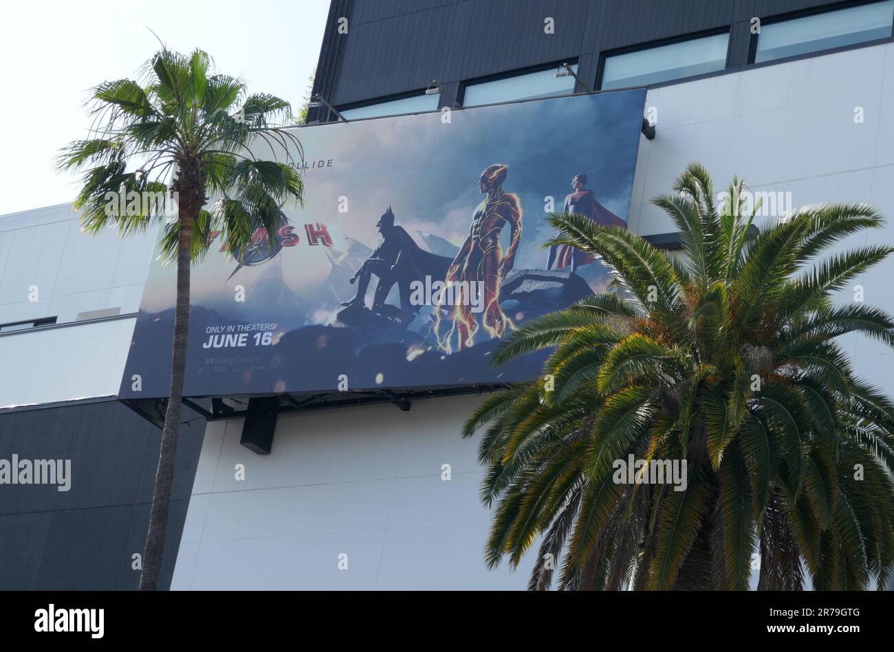 Los Angeles, California, USA 13th June 2023 The Flash Billboard on ...