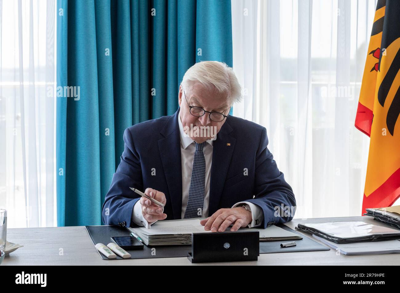 Eckernförde, Deutschland, 13. Juni 2023, Bundespräsident Frank-Walter ...