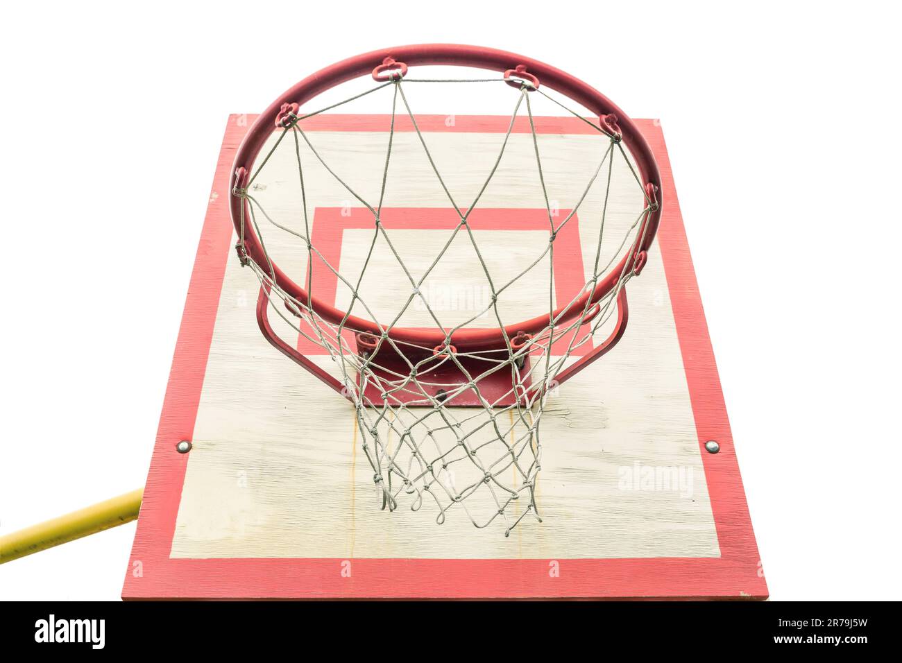 The street basketball backboard and net. Close-up Stock Photo - Alamy