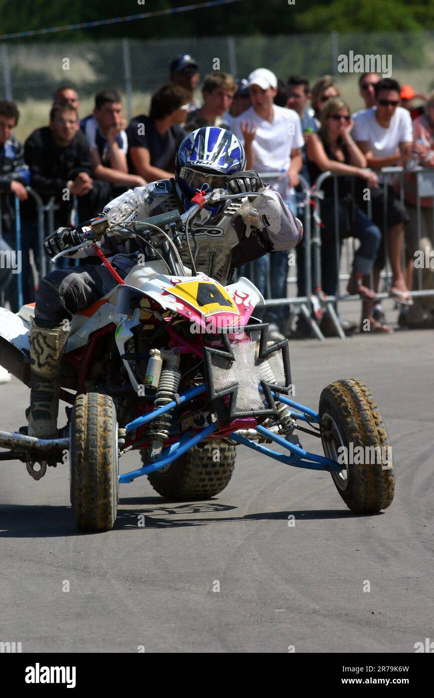 Motorcycle party, motorsport, quad, supermoto race, competition ...