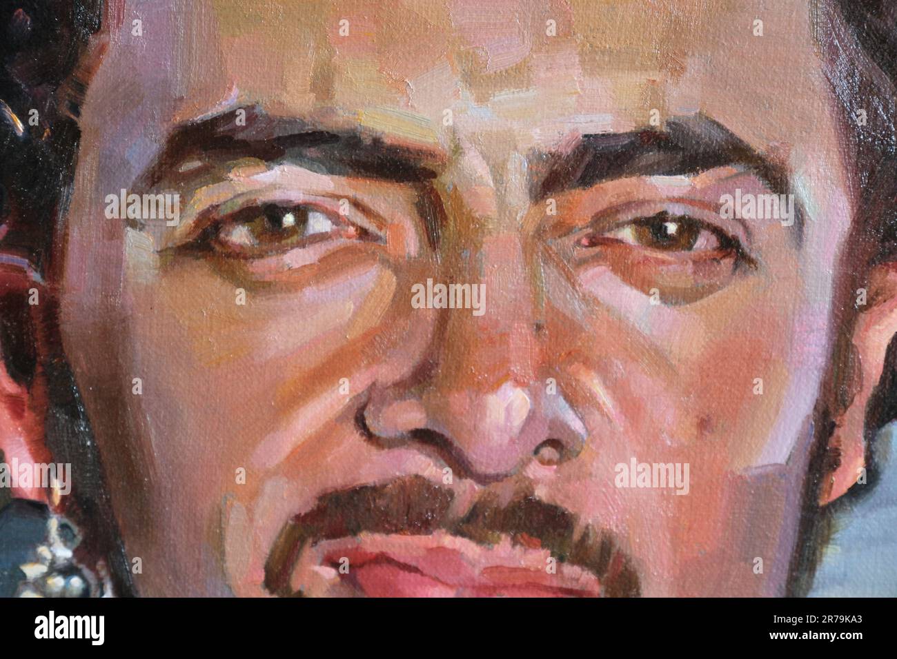 EMBARGOED TO 0001 THURSDAY JUNE 1 EDITORIAL USE ONLY An oil painting of ...