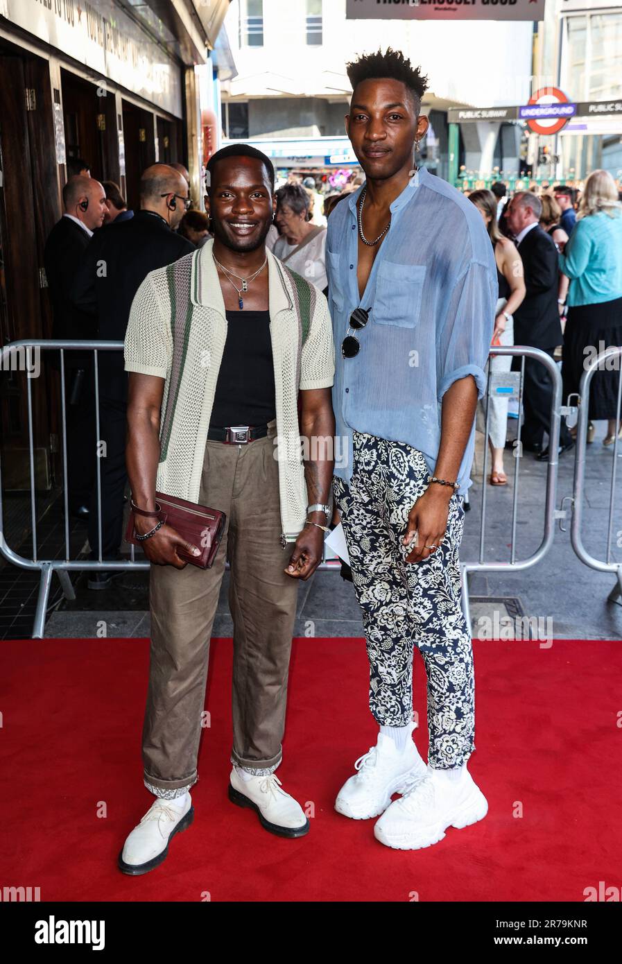 Ashley Byam and Matthew James Morrison seen attending the gala night ...