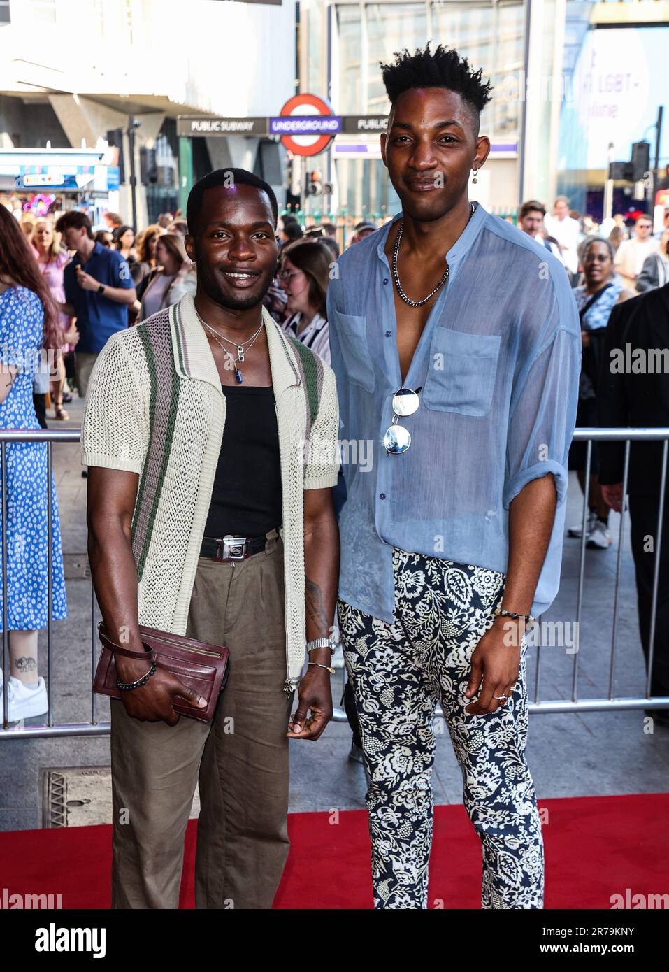 Ashley Byam and Matthew James Morrison seen attending the gala night ...