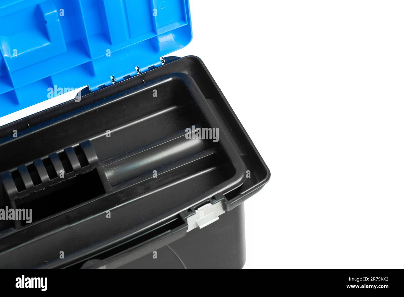 Toolkit box isolated on the white background Stock Photo - Alamy
