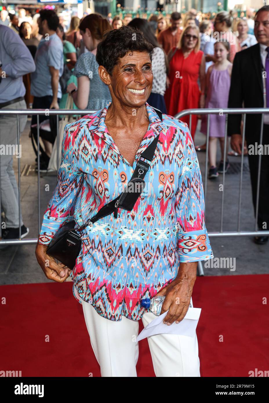Fatima Whitbread seen attending the gala night for "Grease The Musical ...