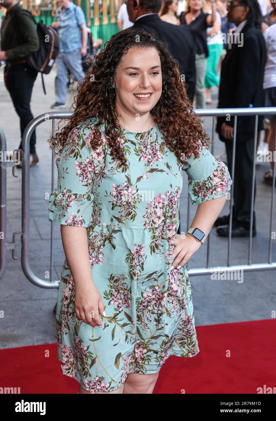 Dani Harmer seen attending the gala night for "Grease The Musical" at ...