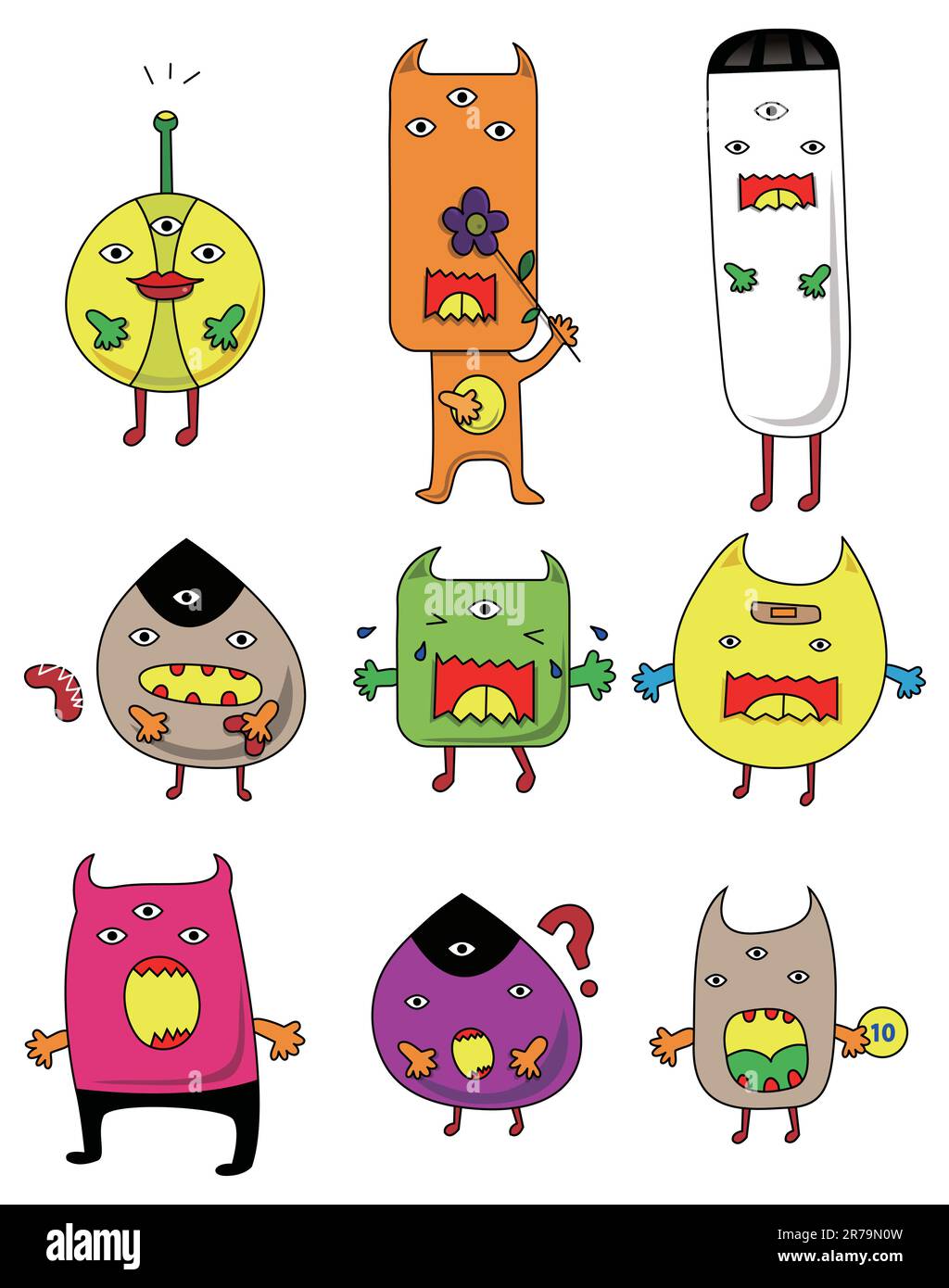 cartoon monster icon Stock Vector Image & Art - Alamy