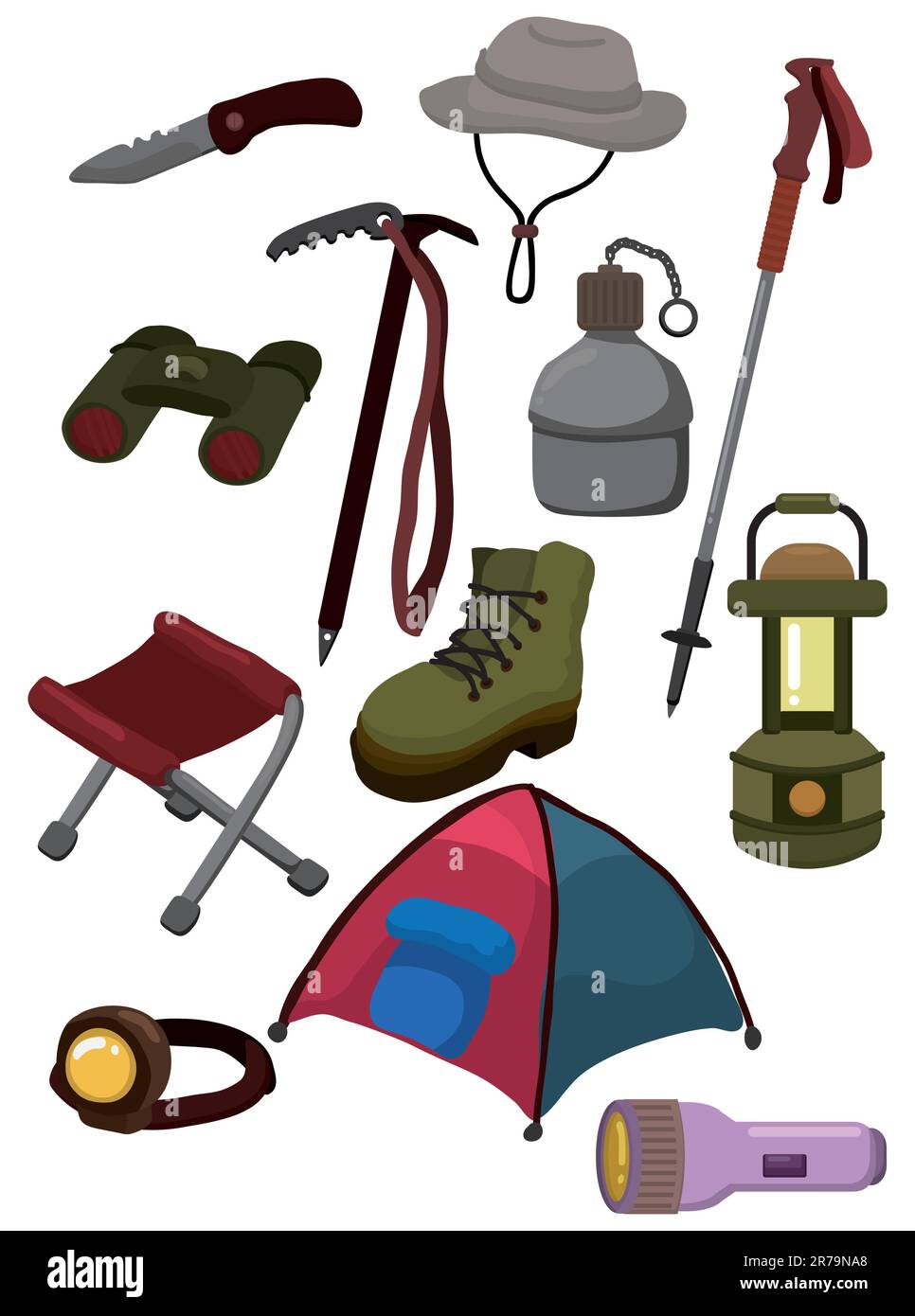 Doodle sport equipment style Cut Out Stock Images & Pictures - Alamy