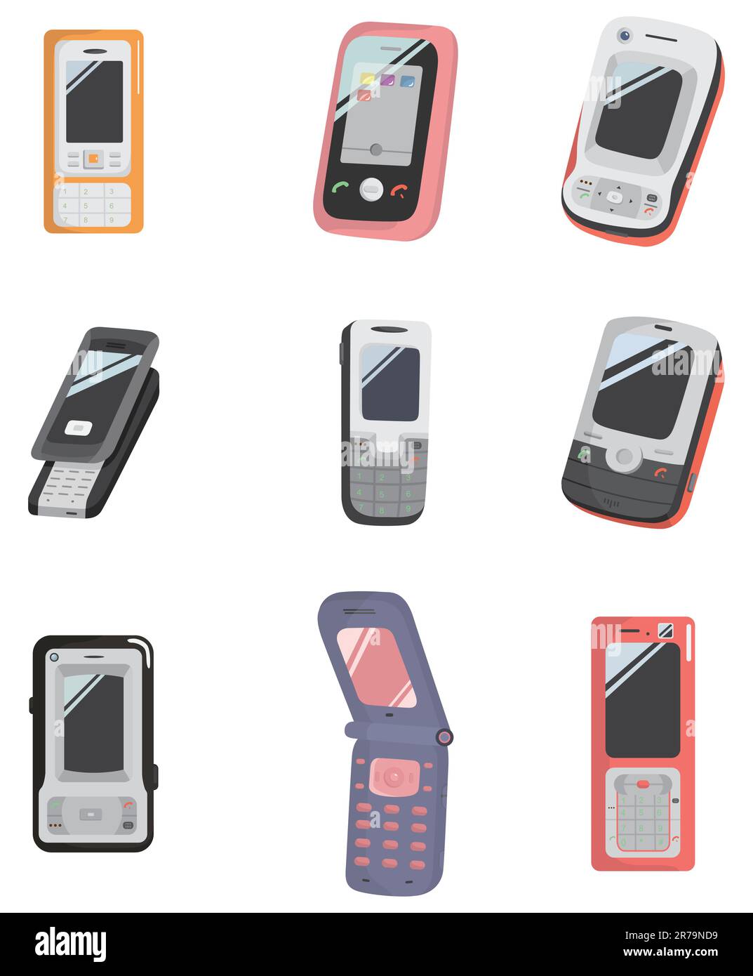 Mobile class picture Stock Vector Images - Alamy