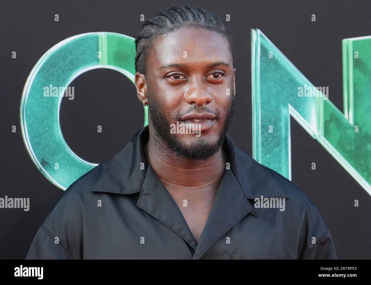 Los Angeles, USA. 13th June, 2023. Samuel Adewunmi arrives at the Marvel Studios' SECRET ...