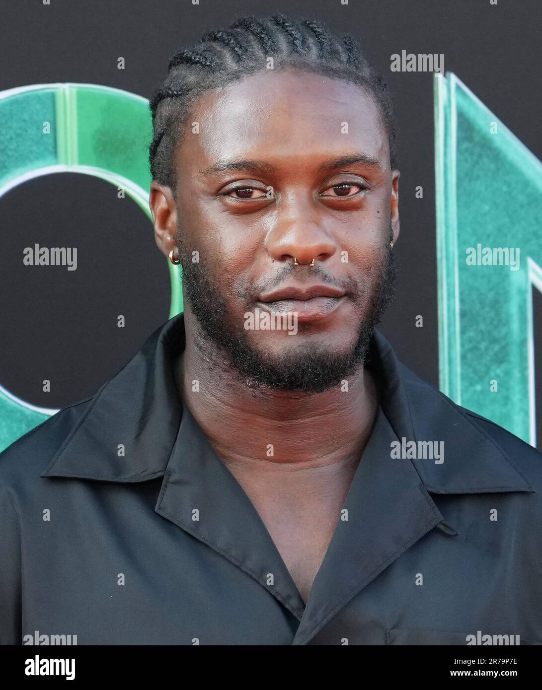 Los Angeles, USA. 13th June, 2023. Samuel Adewunmi arrives at the Marvel Studios' SECRET ...