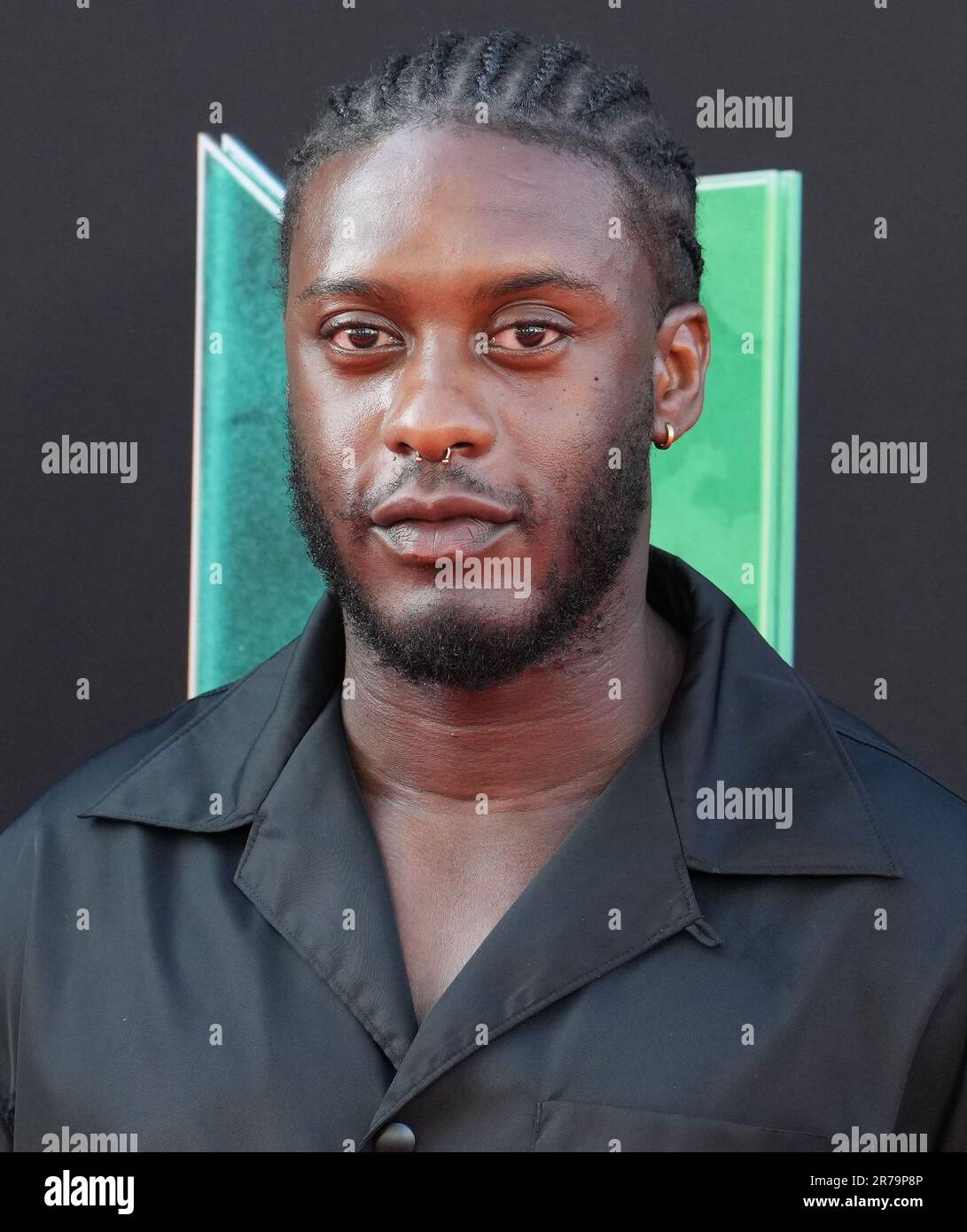 Los Angeles, USA. 13th June, 2023. Samuel Adewunmi arrives at the ...