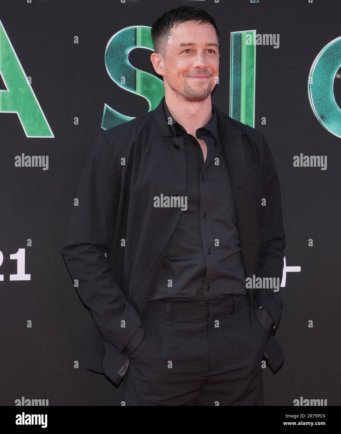 Los Angeles, USA. 13th June, 2023. Killian Scott arrives at the Marvel ...