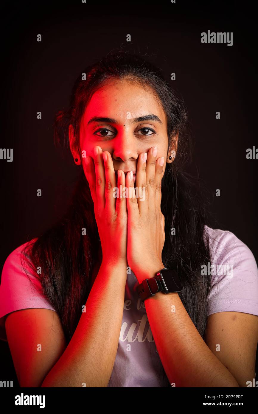 Indian girls models hi-res stock photography and images - Alamy