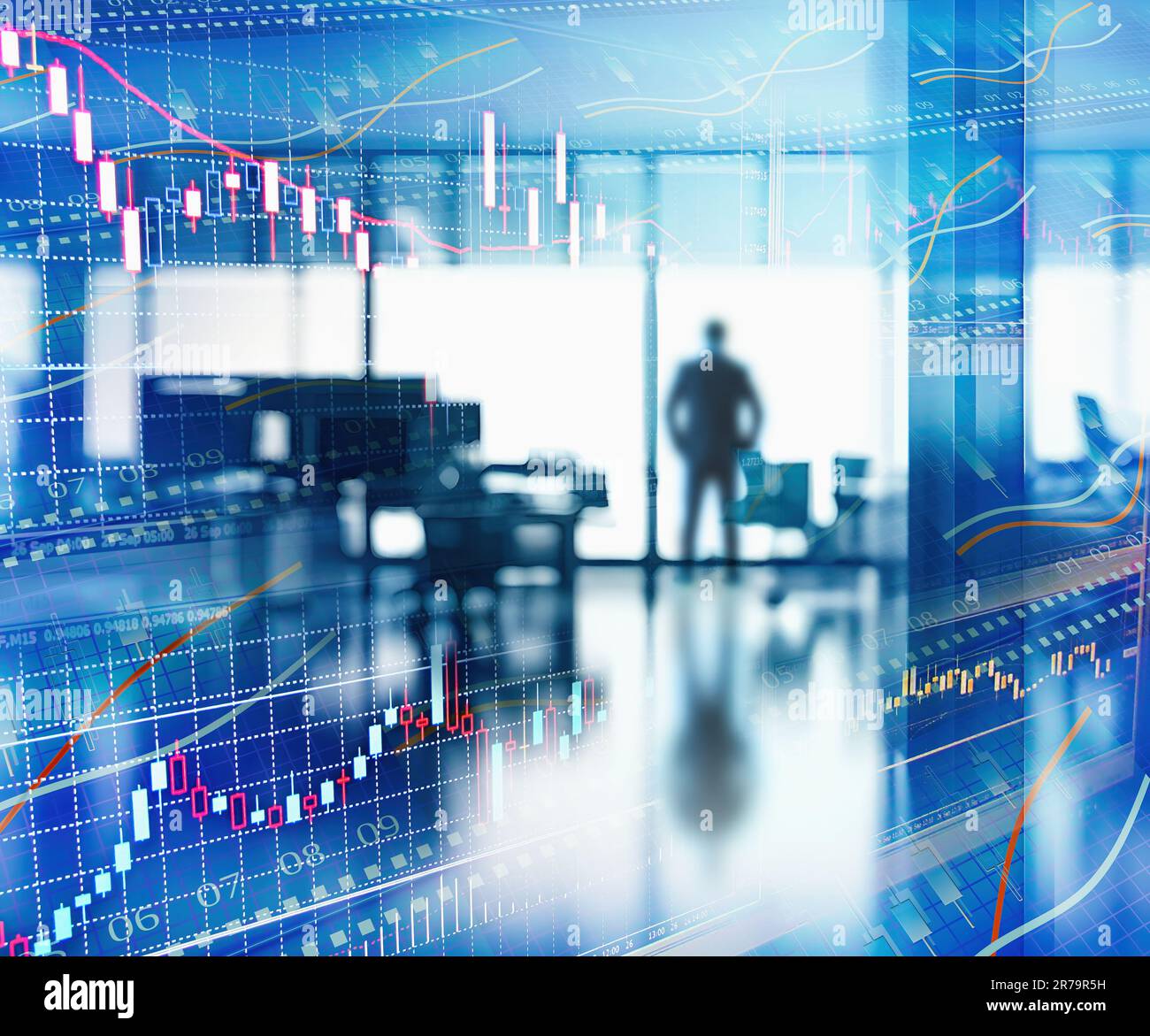 Stock market office interior hi-res stock photography and images - Alamy