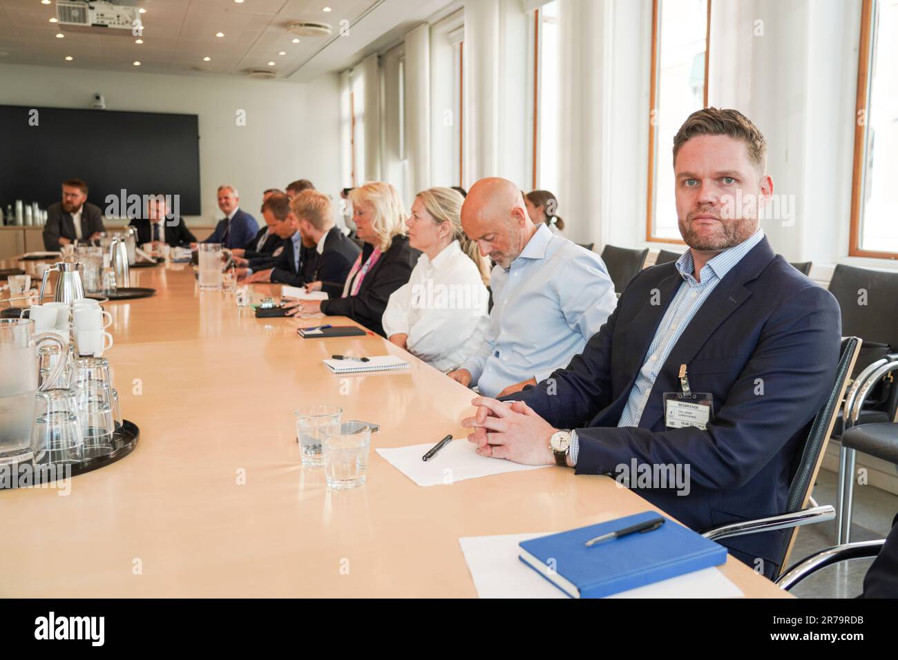 Oslo 20230614.Chris Callanan, Mondelēz in Norway. Meetings in the ...