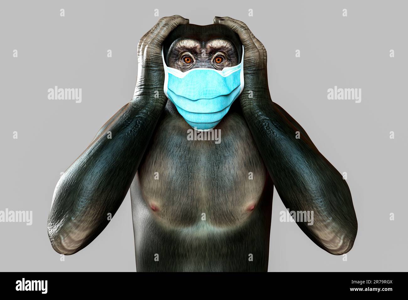 Upset chimpanzee hi-res stock photography and images - Alamy