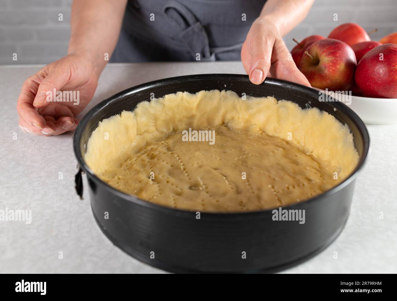 Making a homemade pie hi-res stock photography and images - Alamy