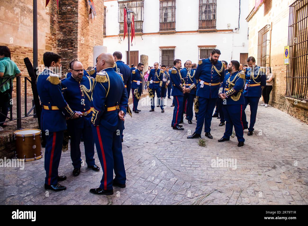 Music band participating at the Corpus Christi procession, an age-old ...