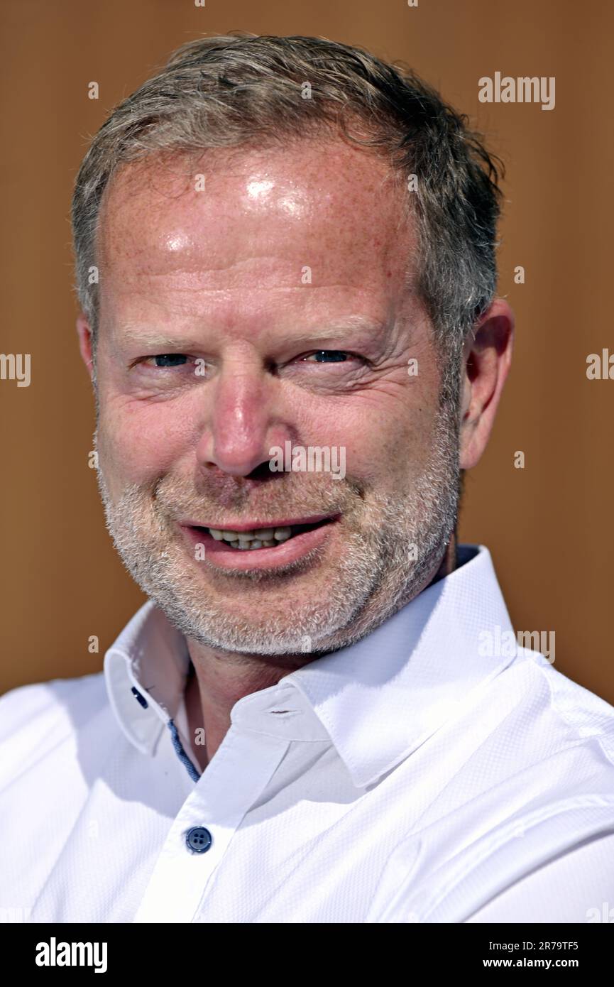 Brussels, Belgium. 14th June, 2023. New Colruyt CEO Stefan Goethaert ...