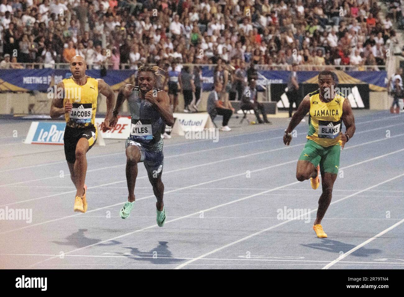Yohan blake 100m hi-res stock photography and images - Alamy