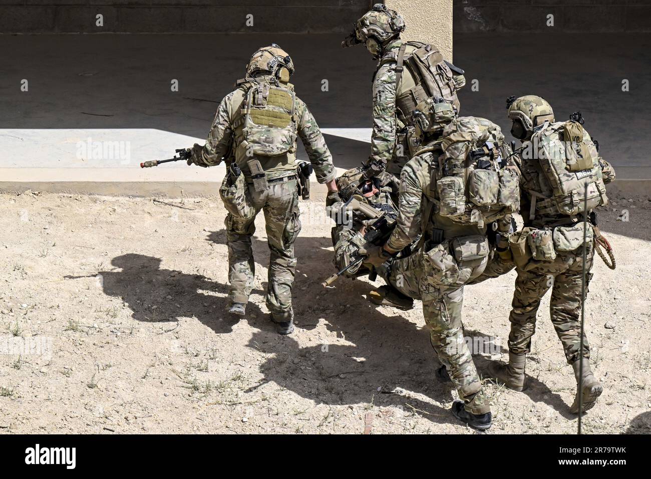 Amman, Jordan. 14th June, 2023. Special force operators pictured during ...