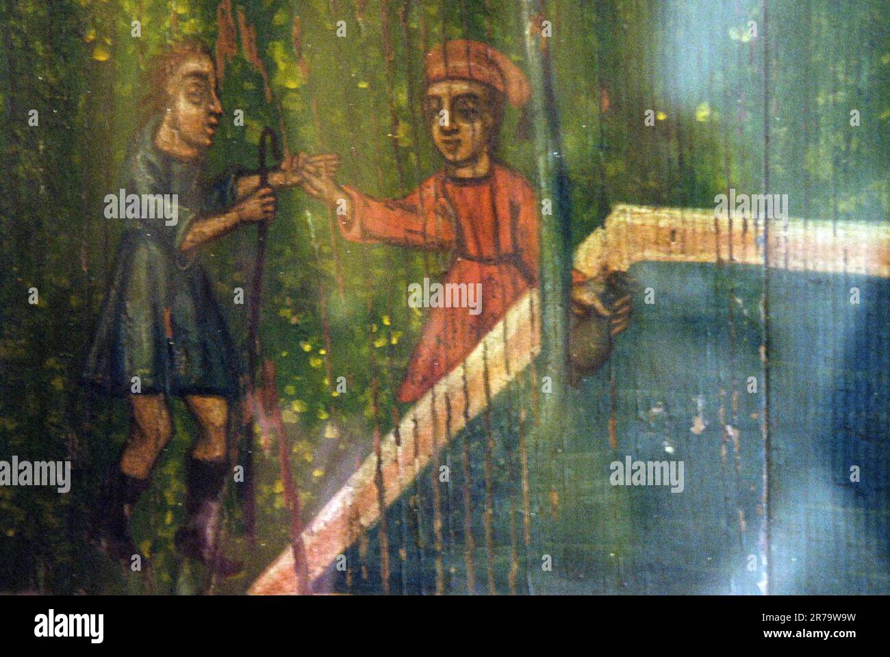 Greece, Rhodes island Paradeisi village church of Virgin Mary Panagia ...