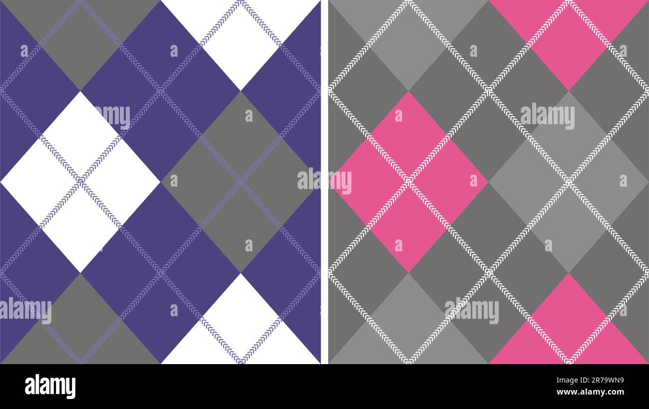 Diamond texture tartan pattern Stock Vector Images - Alamy