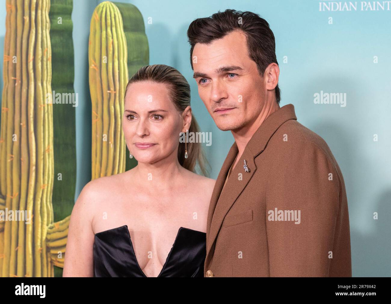 Aimee Mullins and Rupert Friend attend New York premiere of Asteroid ...