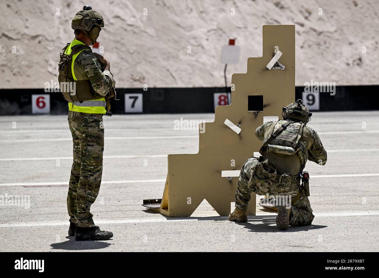 Amman, Jordan. 14th June, 2023. Special force operators pictured during ...