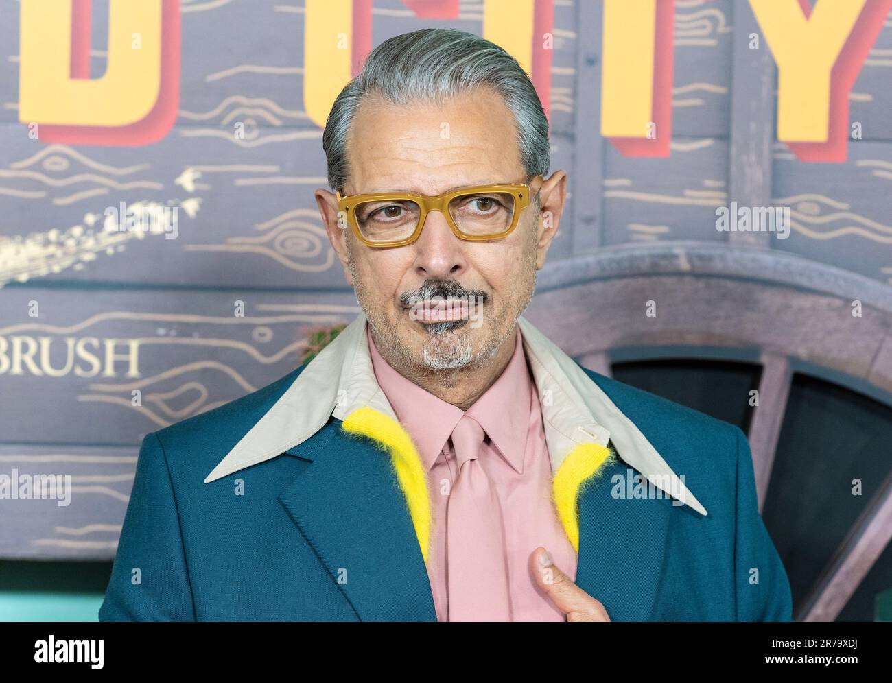 New York, USA. 14th June, 2023. Jeff Goldblum attends New York premiere ...