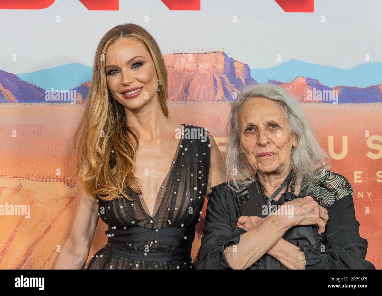 New York, USA. 14th June, 2023. Georgina Chapman and Sylvia Plachy ...