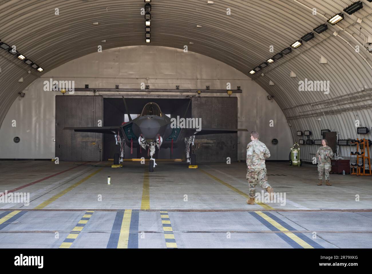 Spangdahlem, Germany. 14th June, 2023. A U.S. Air Force F-35 fighter ...