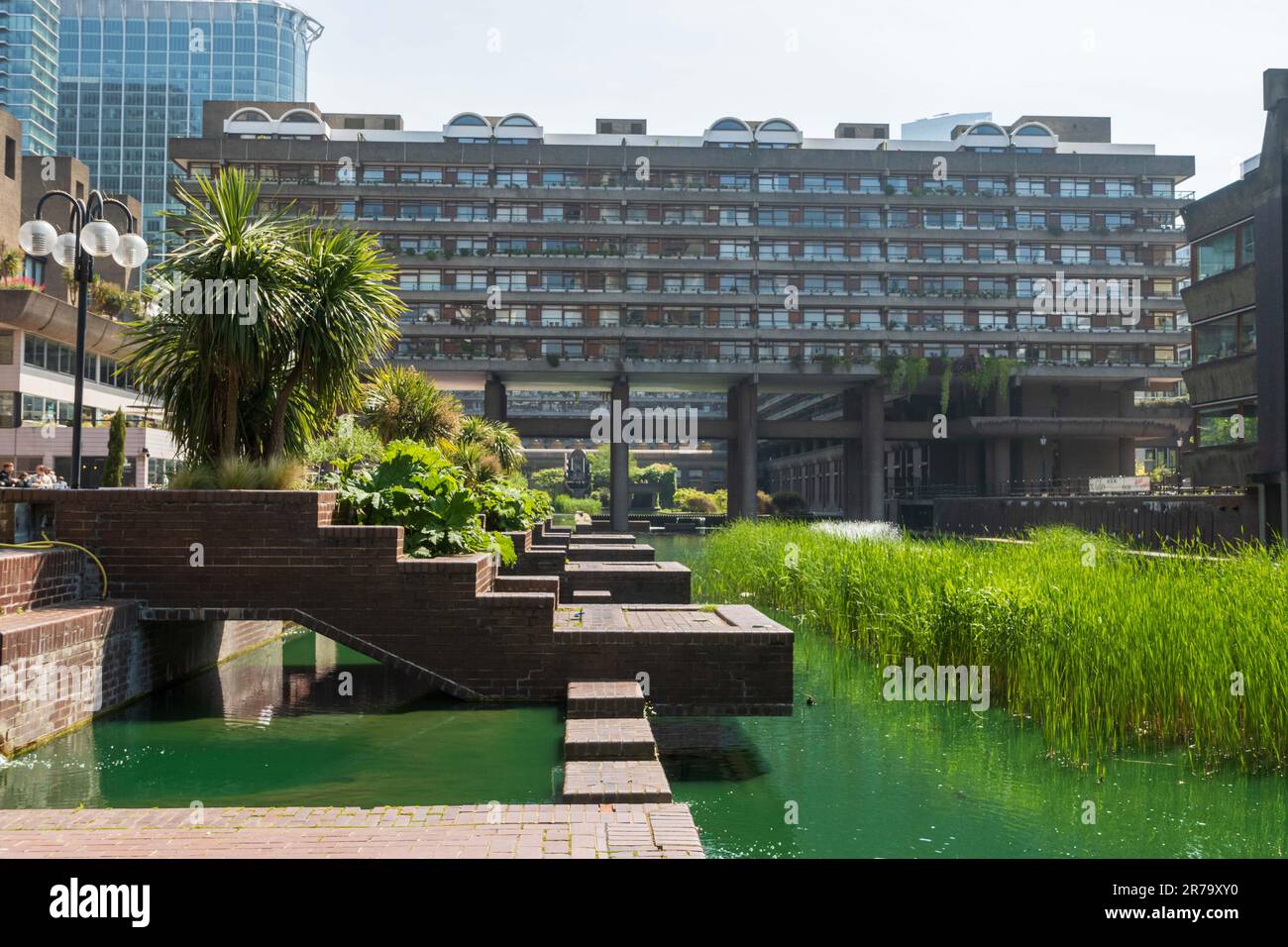 The Barbican development in London. The Barbican Centre is a performing ...