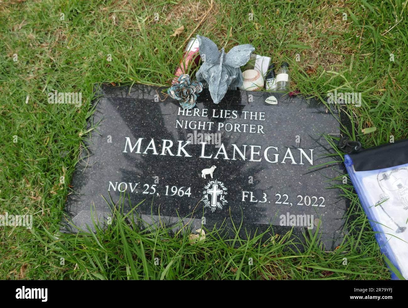 Los Angeles, California, USA 10th June 2023 Singer Mark Lanegan Grave ...
