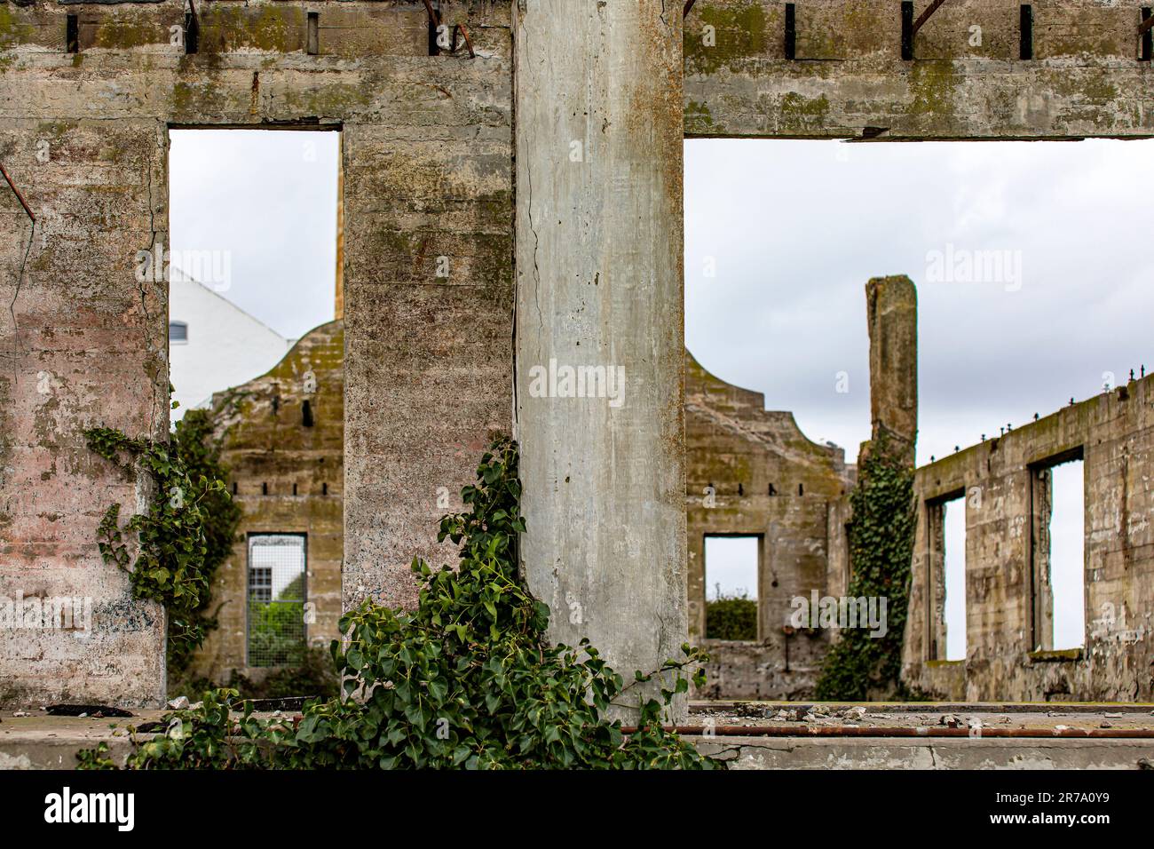 Officers club and post exchange of the federal prison of the Alcatraz ...