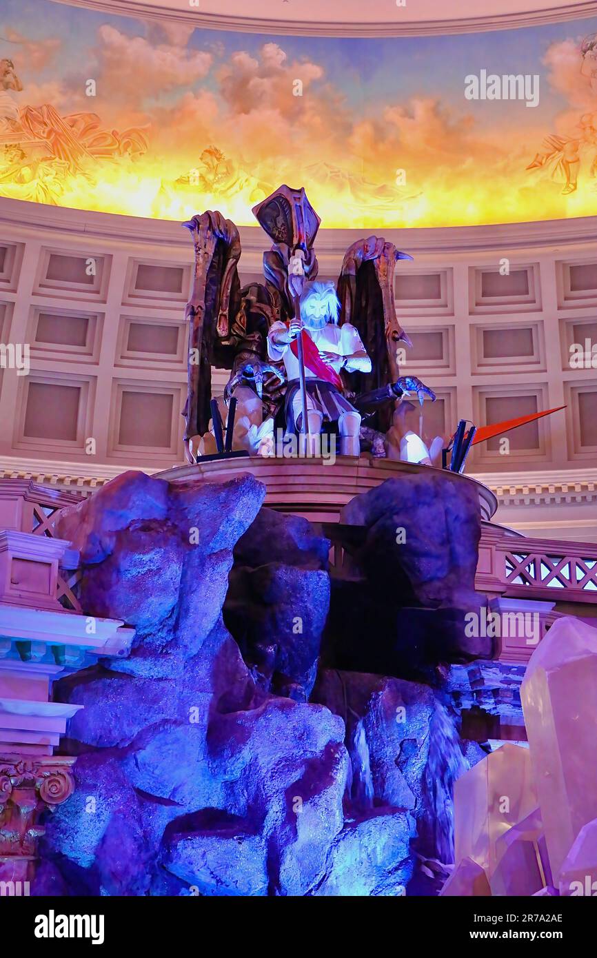 Fall of Atlantis at Caesars Forum Shops automaton show Caesars Palace ...