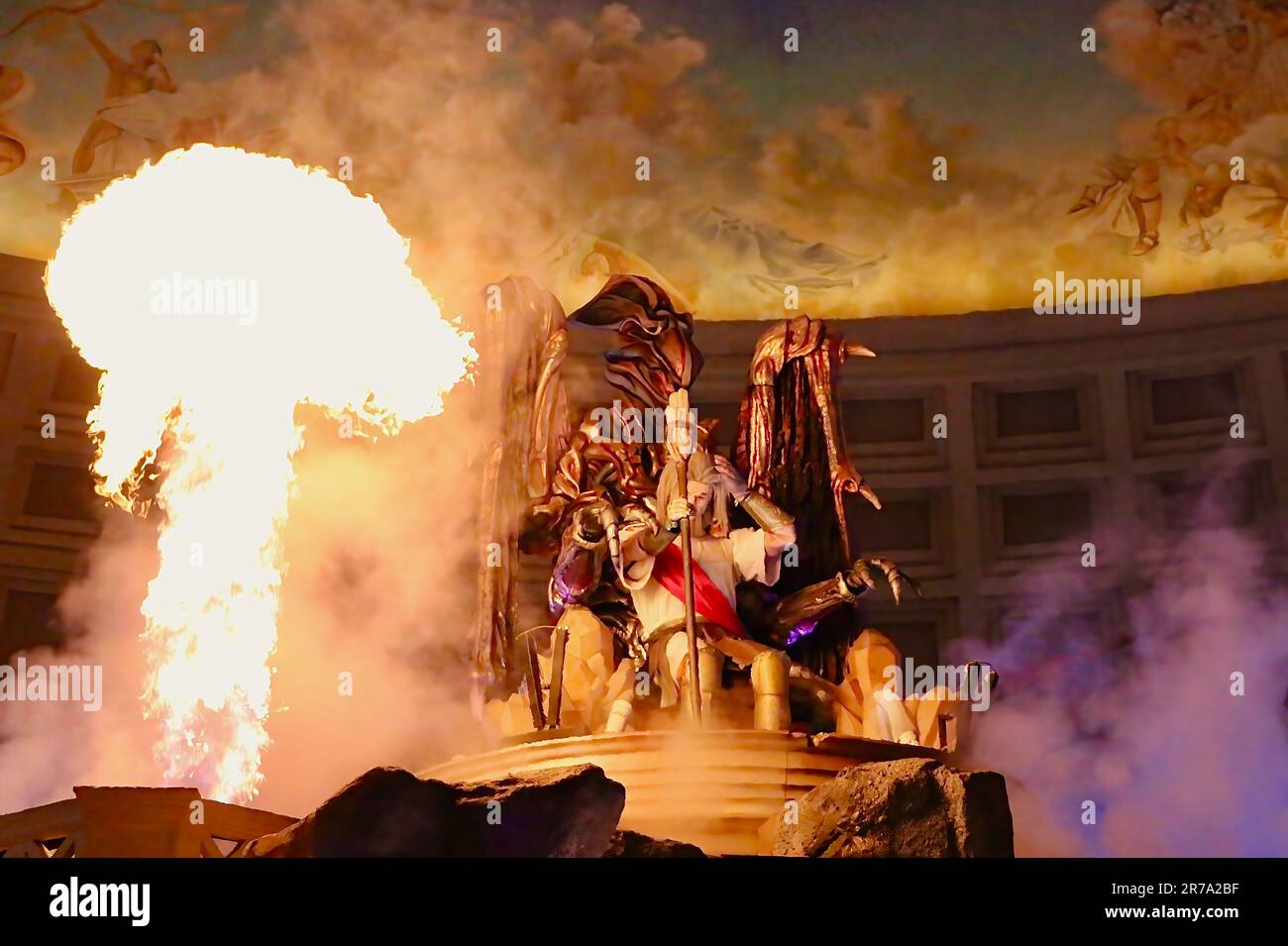 Fall of Atlantis at Caesars Forum Shops automaton show Caesars Palace ...