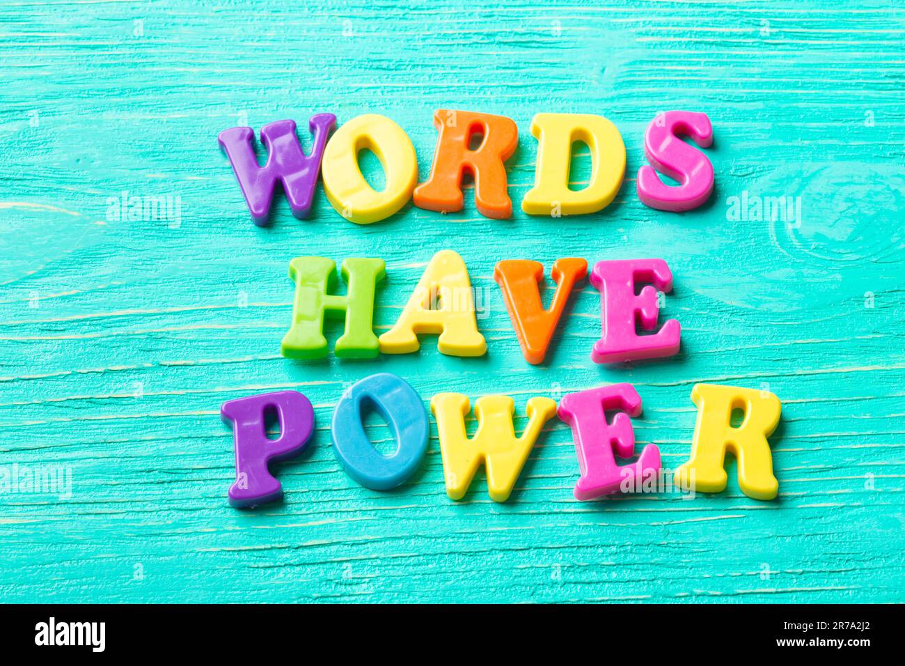 Multiple colored letters Stock Photo - Alamy