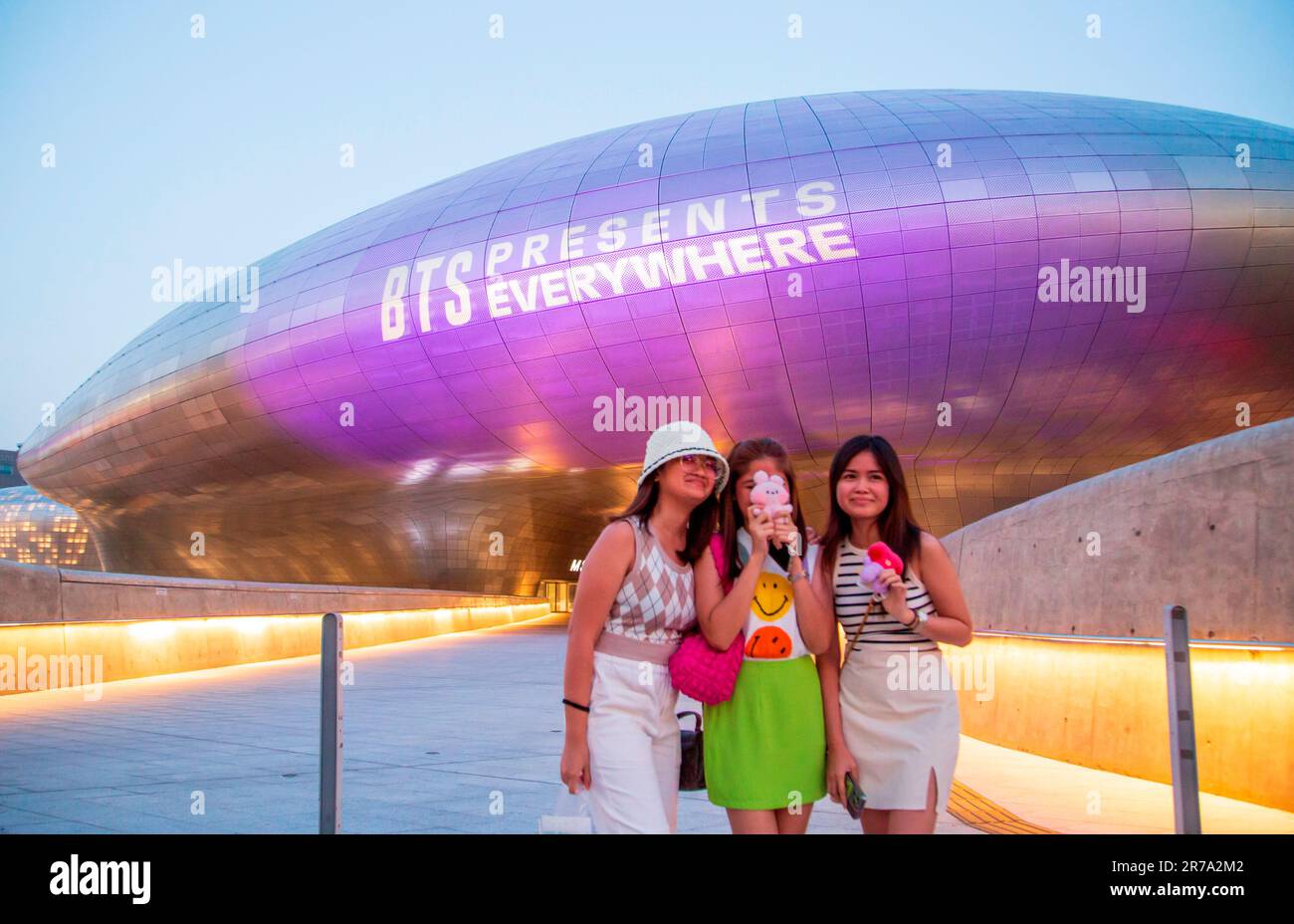 Seoul, South Korea, 13/06/2023, BTS' 10th Anniversary Festa, June 13, 2023 : The Dongdaemun ...