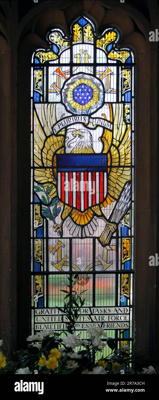 Stained glass memorial window to the Department of the Air Force of the ...