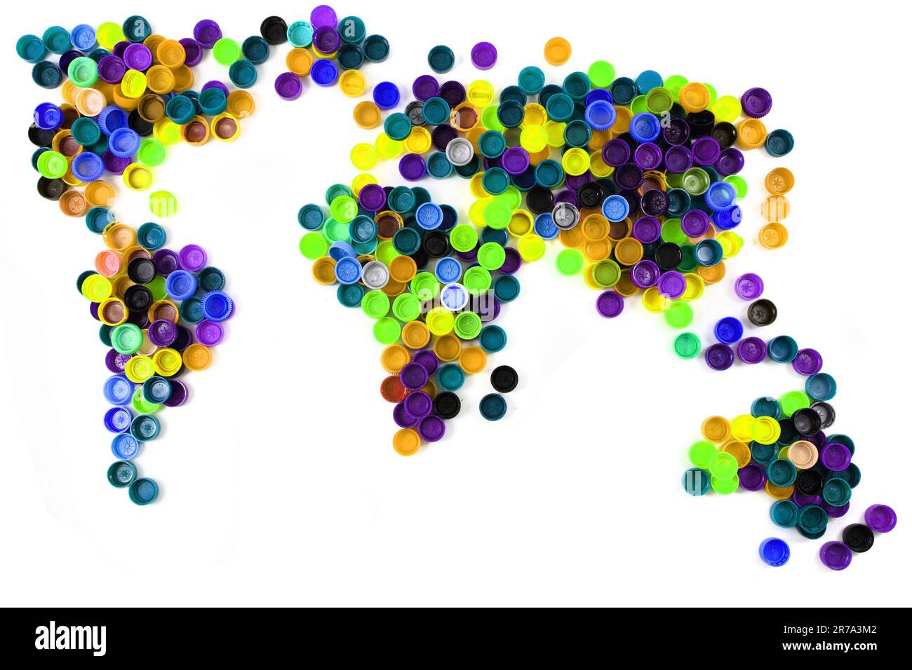 Rainbow world map Cut Out Stock Images & Pictures - Alamy