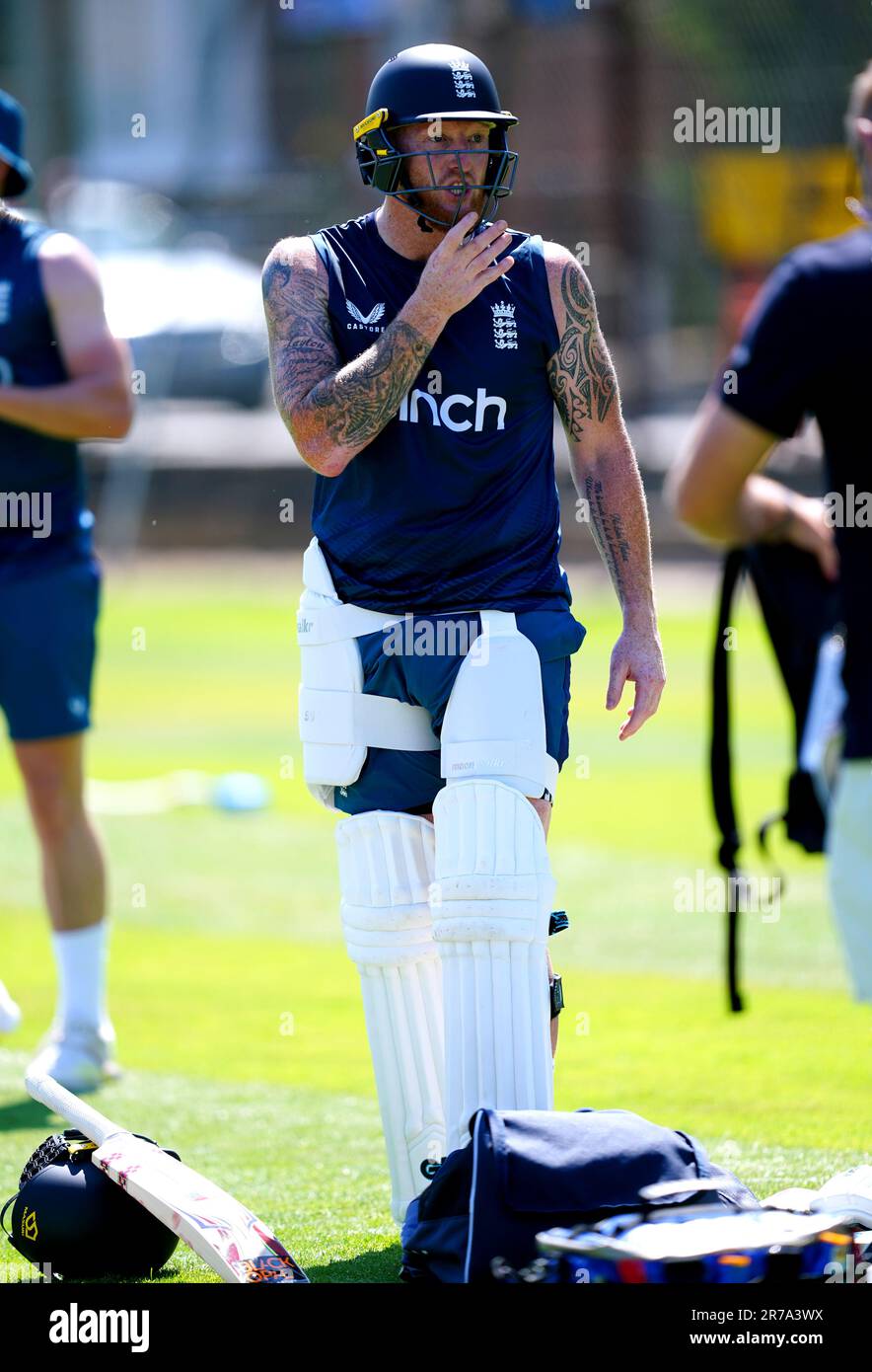 England's Ben Stokes during a nets session at Edgbaston, Birmingham ...