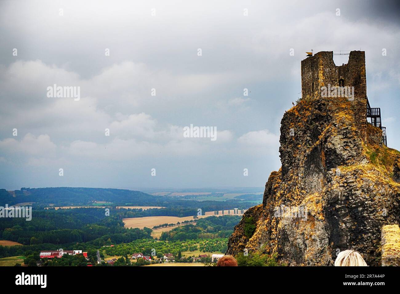 old trosky castle as most romantic place from czech republic Stock ...